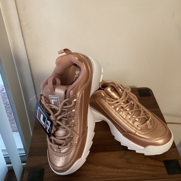 Fila | Shoes | Rose Gold Sneakers 7 2 Women | Poshmark